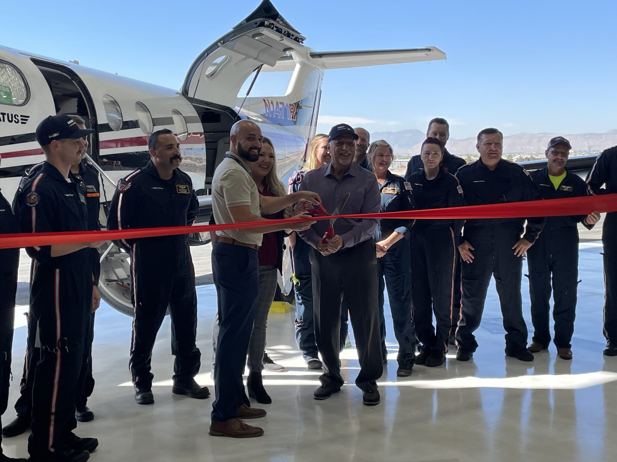 Mercy Air Cuts the Ribbon on New Fixed Wing Base in Las Vegas - Air Methods